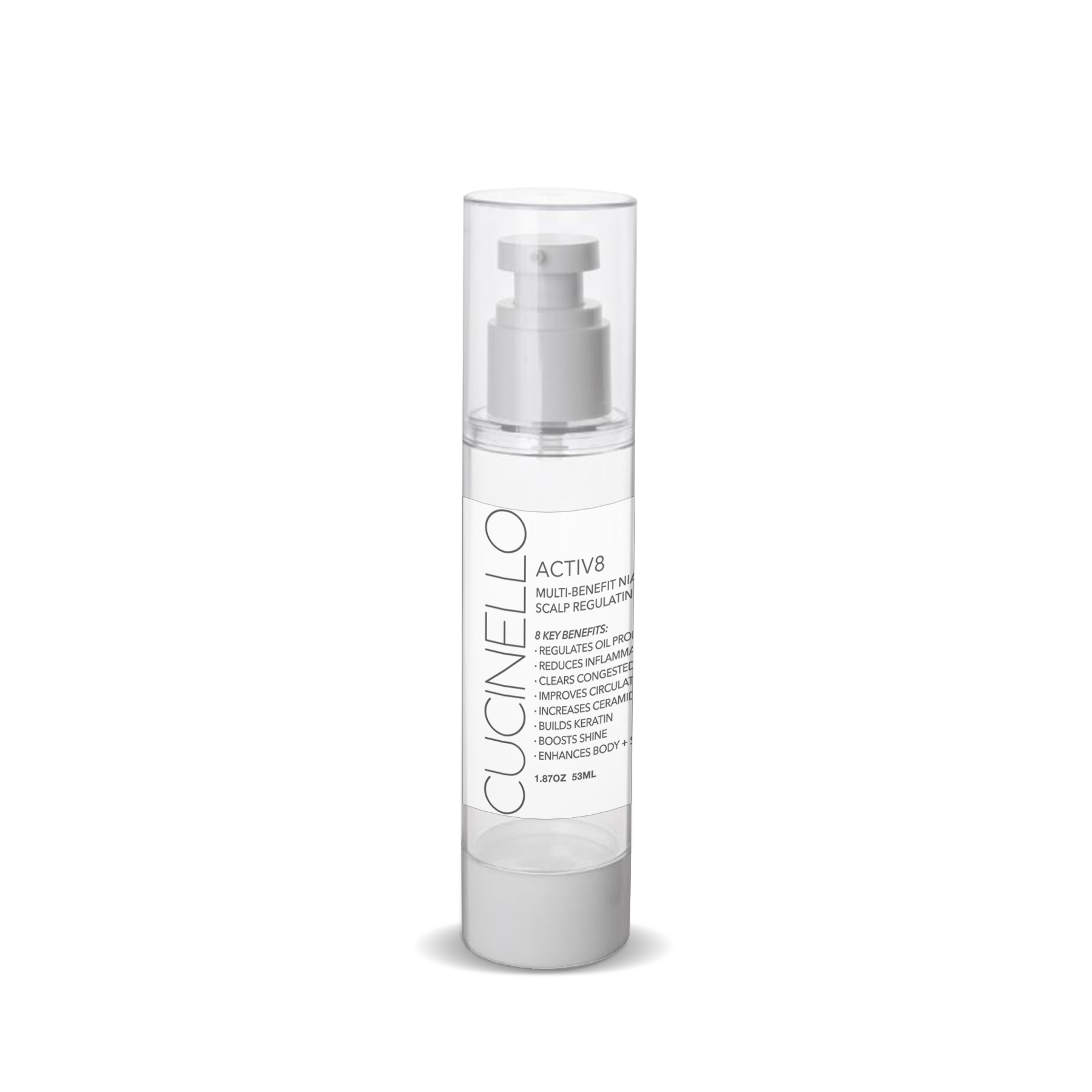 ACTIV-8 Multi-Benefit Niacinamide Scalp Regulating Serum – Cucinello Beauty
